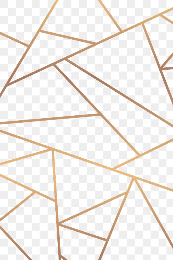 Gold geometric triangle pattern png | Free PNG - rawpixel