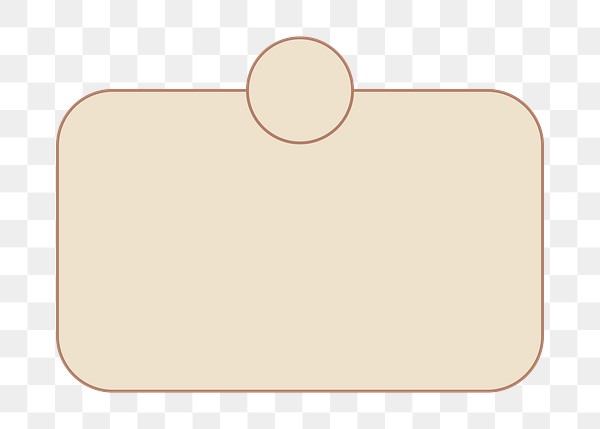 Notification box png frame, minimal | Free PNG - rawpixel