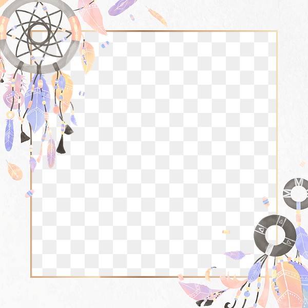 Bohemian dream catcher frame png | Premium PNG - rawpixel