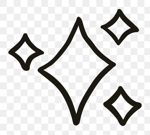 Png sparkling stars icon doodle | Free PNG Sticker - rawpixel