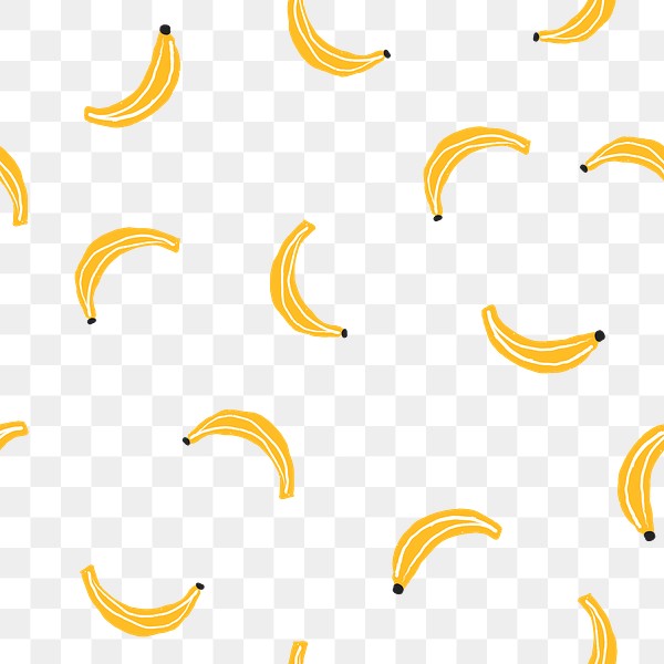 Banana pattern PNG, cute fruit | Premium PNG - rawpixel