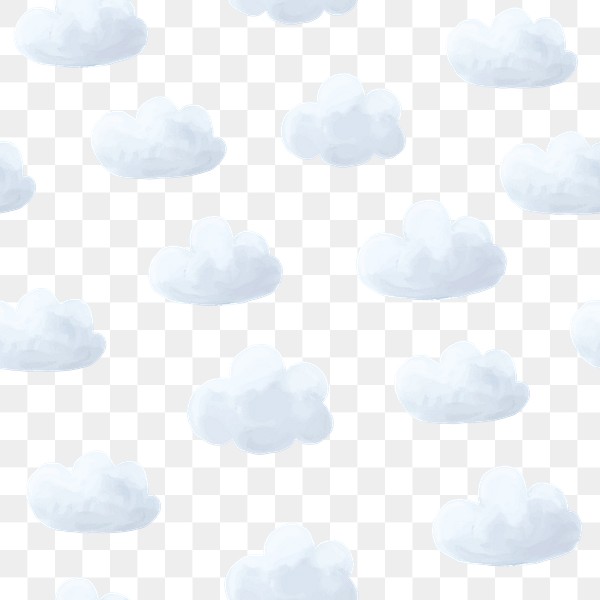 Cloud pattern PNG transparent background | Premium PNG - rawpixel
