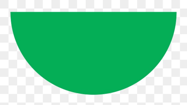 Semi-circle png sticker geometric shape, | Premium PNG Sticker - rawpixel