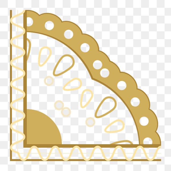 Elegant lace corner png border, | Free PNG Sticker - rawpixel