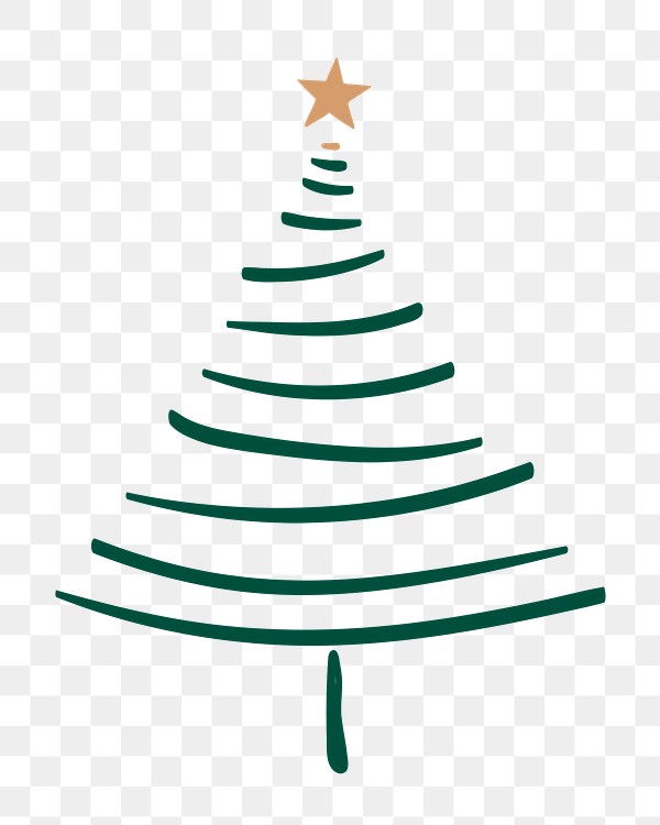 Green Christmas tree sticker png | Premium PNG Sticker - rawpixel