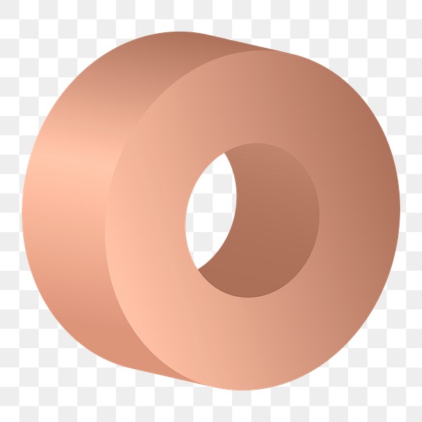 3D ring png element, geometric | Free PNG Sticker - rawpixel