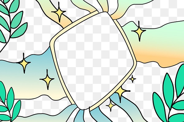 Abstract png diamond shape frame, | Free PNG - rawpixel