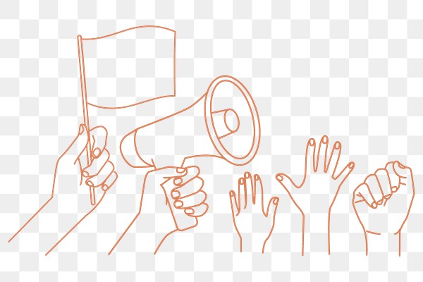 Protesting hands png sticker, activism, | Premium PNG - rawpixel