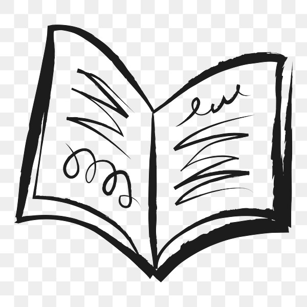 Open book png sticker, cute | Premium PNG - rawpixel