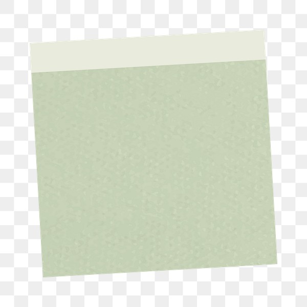 Sage green notepaper journal sticker | Premium PNG Sticker - rawpixel