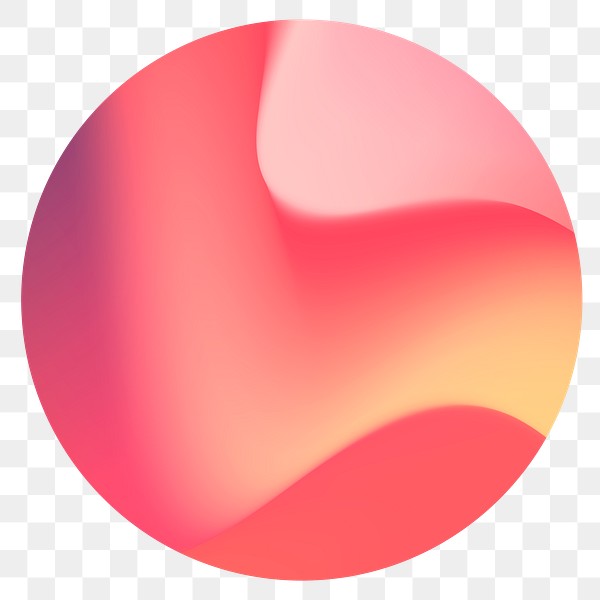 Colorful round gradient element transparent | Premium PNG Sticker ...