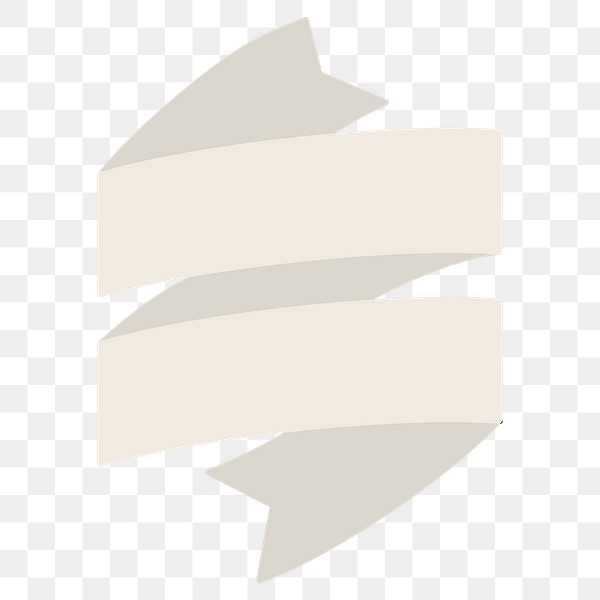 Beige ribbon banner template transparent | Premium PNG Sticker - rawpixel
