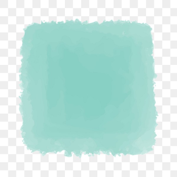 Green watercolor square geometric shape | Premium PNG Sticker - rawpixel