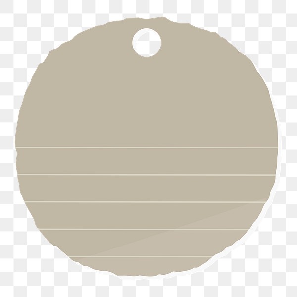 Blank gray round paper note | Premium PNG Sticker - rawpixel