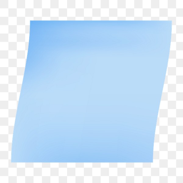 Blue square paper note social | Premium PNG Sticker - rawpixel