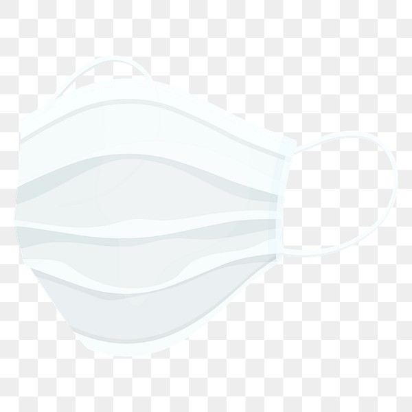 Surgical face mask element transparent | Premium PNG Sticker - rawpixel