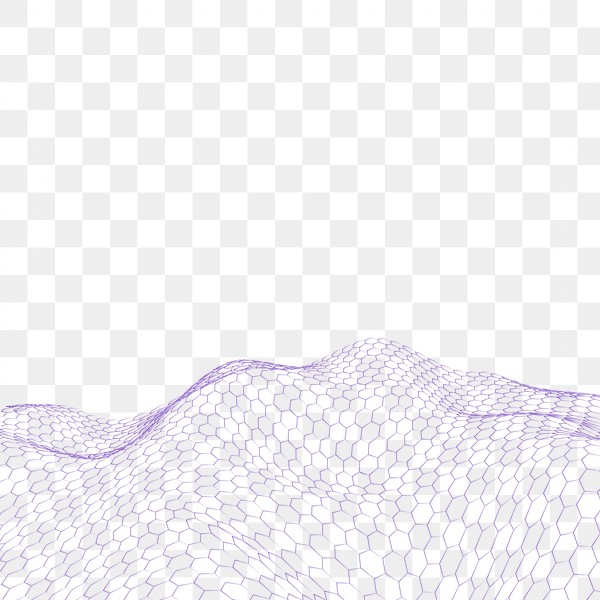 Purple 3D wave pattern design | Premium PNG - rawpixel
