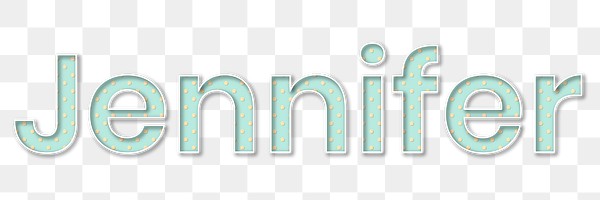 Png name Jennifer word art | Premium PNG - rawpixel