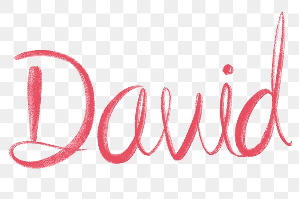 David png handwritten calligraphy font | Premium PNG - rawpixel
