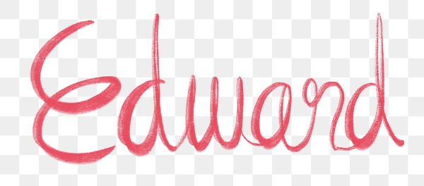 Edward png handwritten calligraphy font | Free PNG - rawpixel