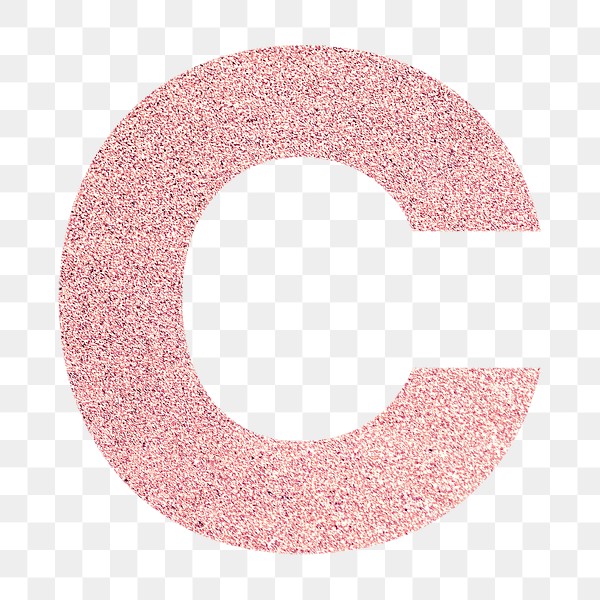 Glitter capital letter C sticker | Premium PNG Sticker - rawpixel