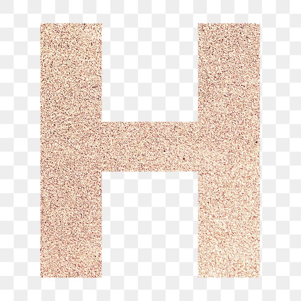Glitter capital letter H sticker | Premium PNG Sticker - rawpixel