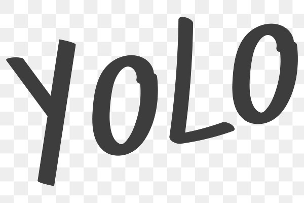 Png yolo doodle text in black | Free PNG Sticker - rawpixel