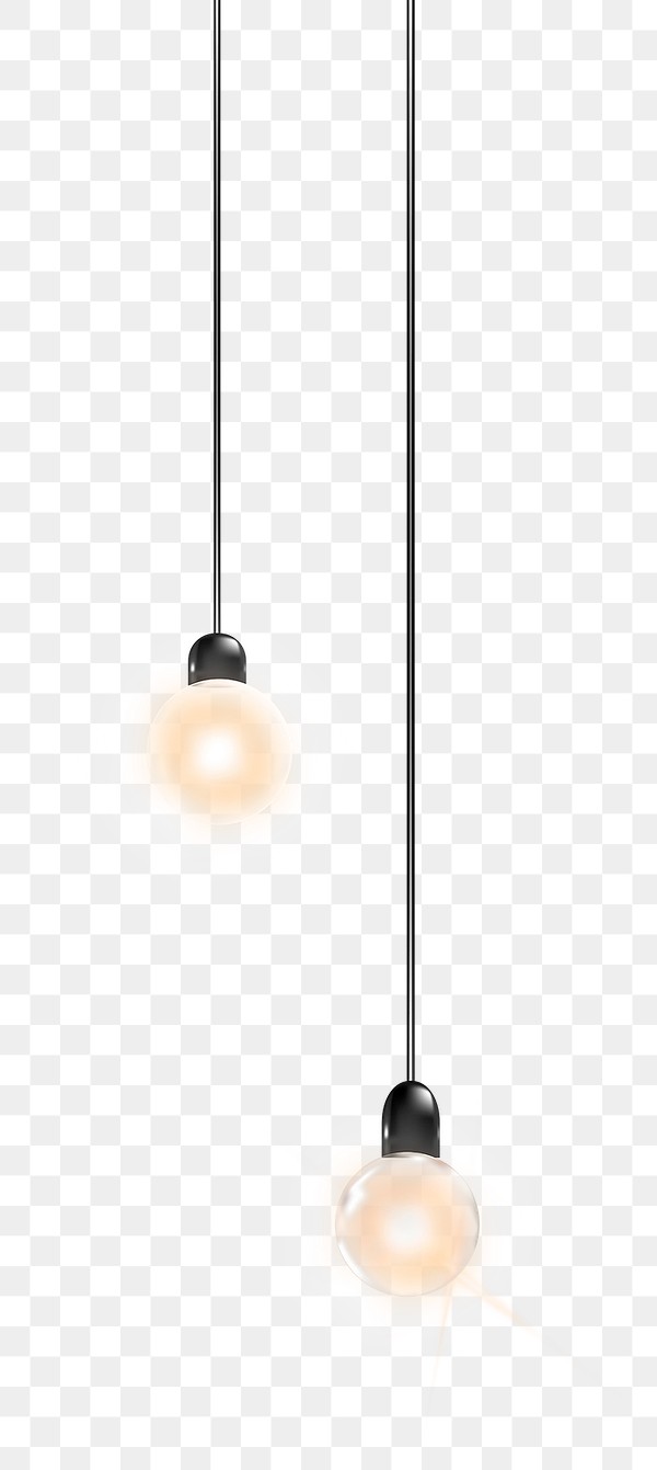 Hanging string lights png design | Premium PNG Sticker - rawpixel