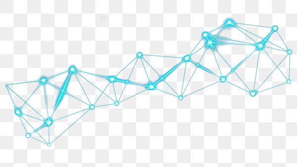 Blue abstract network png digital | Premium PNG Sticker - rawpixel