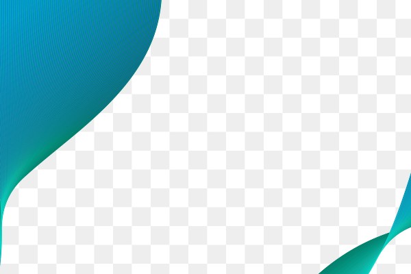 Blue curved frame transparent background | Premium PNG - rawpixel