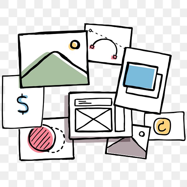 Colorful mood board transparent png | Premium PNG Sticker - rawpixel