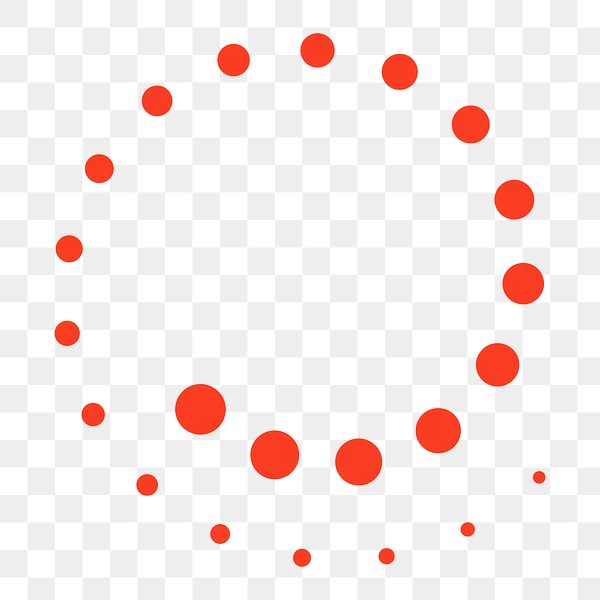 Red dots pattern png | Free stock illustration | High Resolution graphic