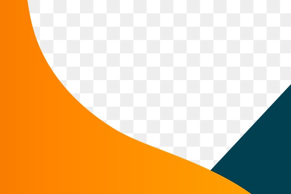 Orange border transparent background png for… | Free stock illustration ...