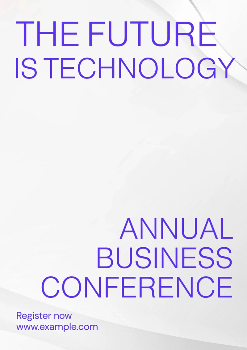 Future business tech poster template, | Premium Editable Template ...