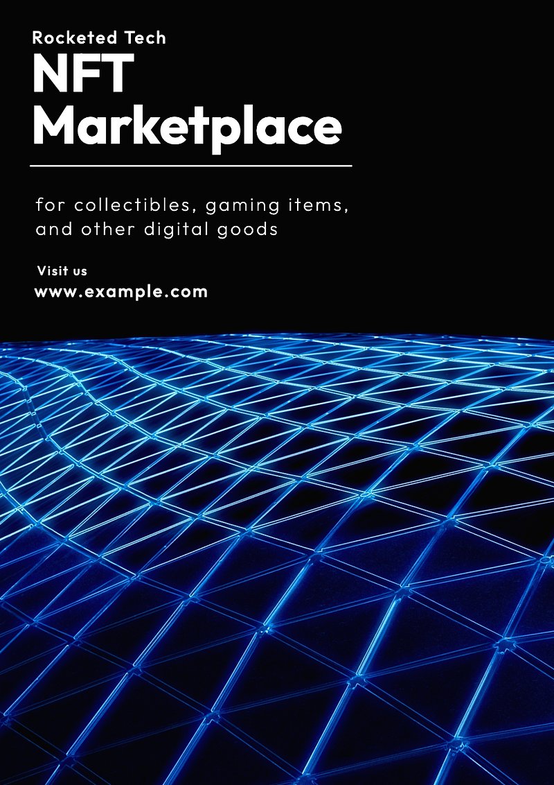 Augmented reality poster template, editable | Premium Editable Template ...