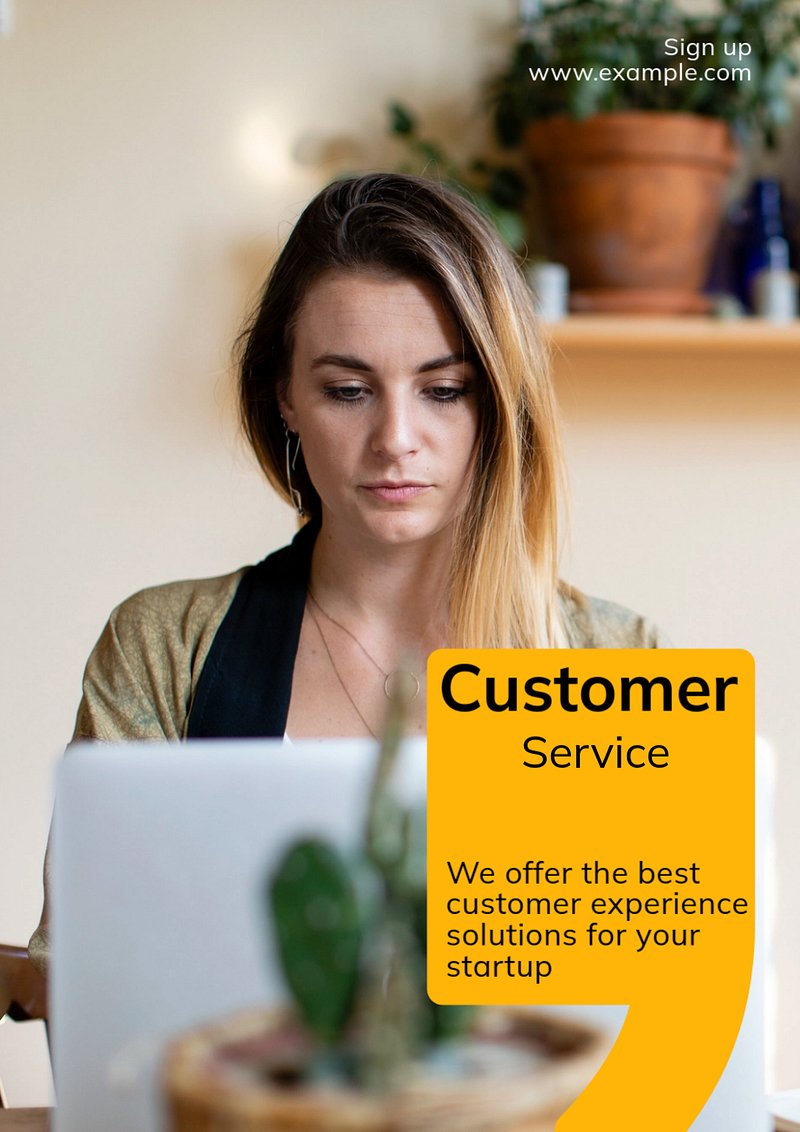 Customer service poster template, editable | Premium Editable Template ... Customer service poster template, editable | Premium Editable Template ...
