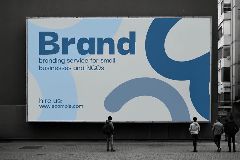 Editable black wall mockup billboard | Free Mockup Generator - rawpixel