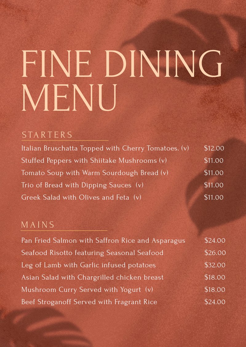 Restaurant menu poster template, editable | Premium Editable Template ...