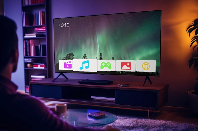 Smart TV screen editable mockup, | Premium Mockup Generator - rawpixel