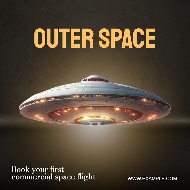 Outer space Instagram post template, | Premium Editable Template - rawpixel