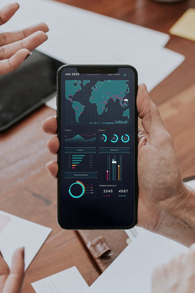 Premium mobile phone screen mockup | Premium PSD Mockup - rawpixel