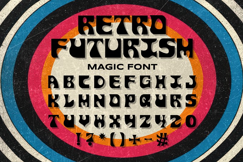 Retro alphabet number set vector | Premium Vector - rawpixel