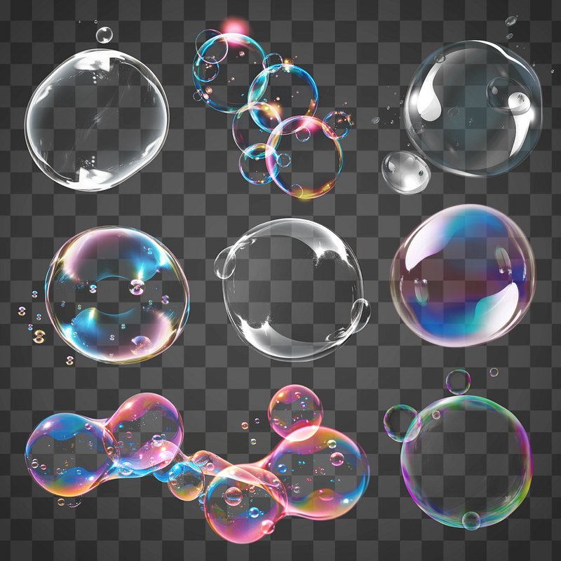 Editable bubble overlay effect design | Premium Editable Design - rawpixel