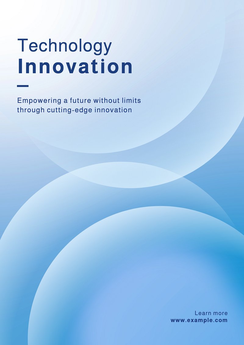 Digital technology business gradient poster | Free Editable Template ...