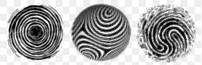 Abstract blue circular fingerprint pattern | Free Photo Illustration ...