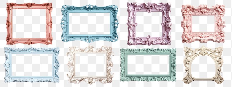 Vintage pastel photo frame png | Premium PNG - rawpixel