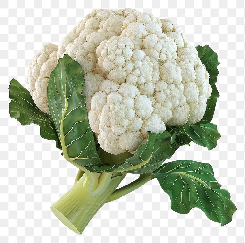 PNG Fresh cauliflower green leaves | Free PNG - rawpixel