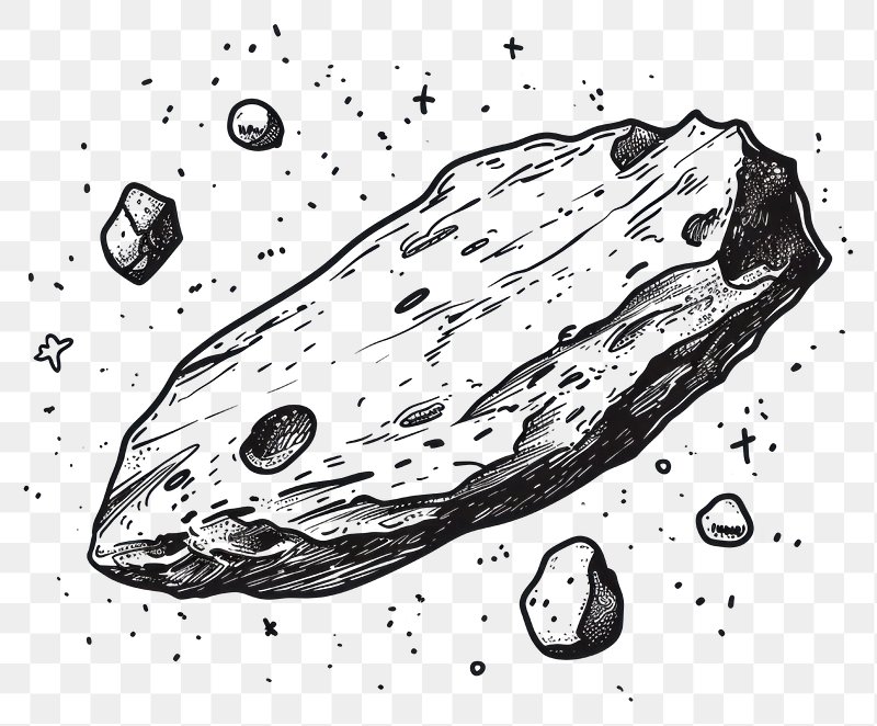 PNG Meteorite art illustrated drawing. | Free PNG - rawpixel