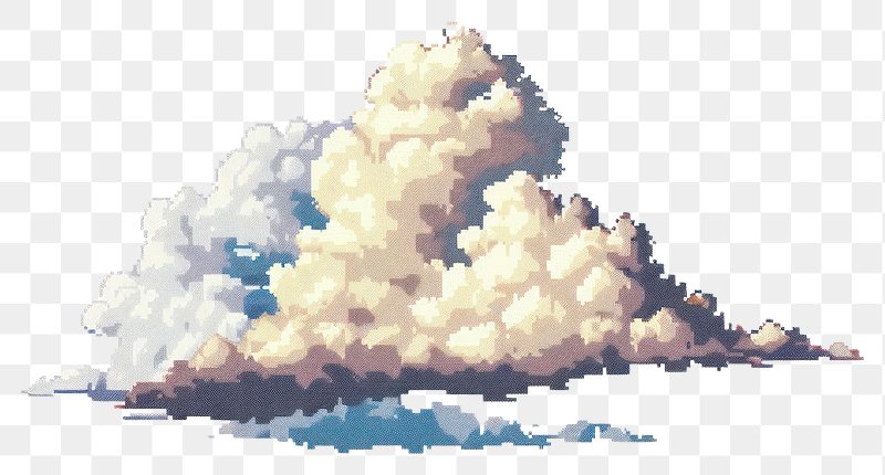 Pixel Clouds PNG Images | Free Photos, PNG Stickers, Wallpapers ...