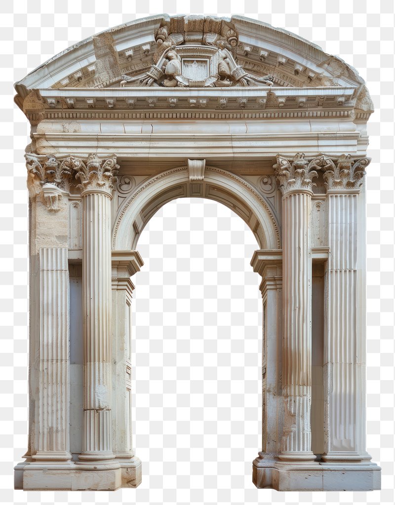 Elegant classical architectural archway | Free PNG - rawpixel